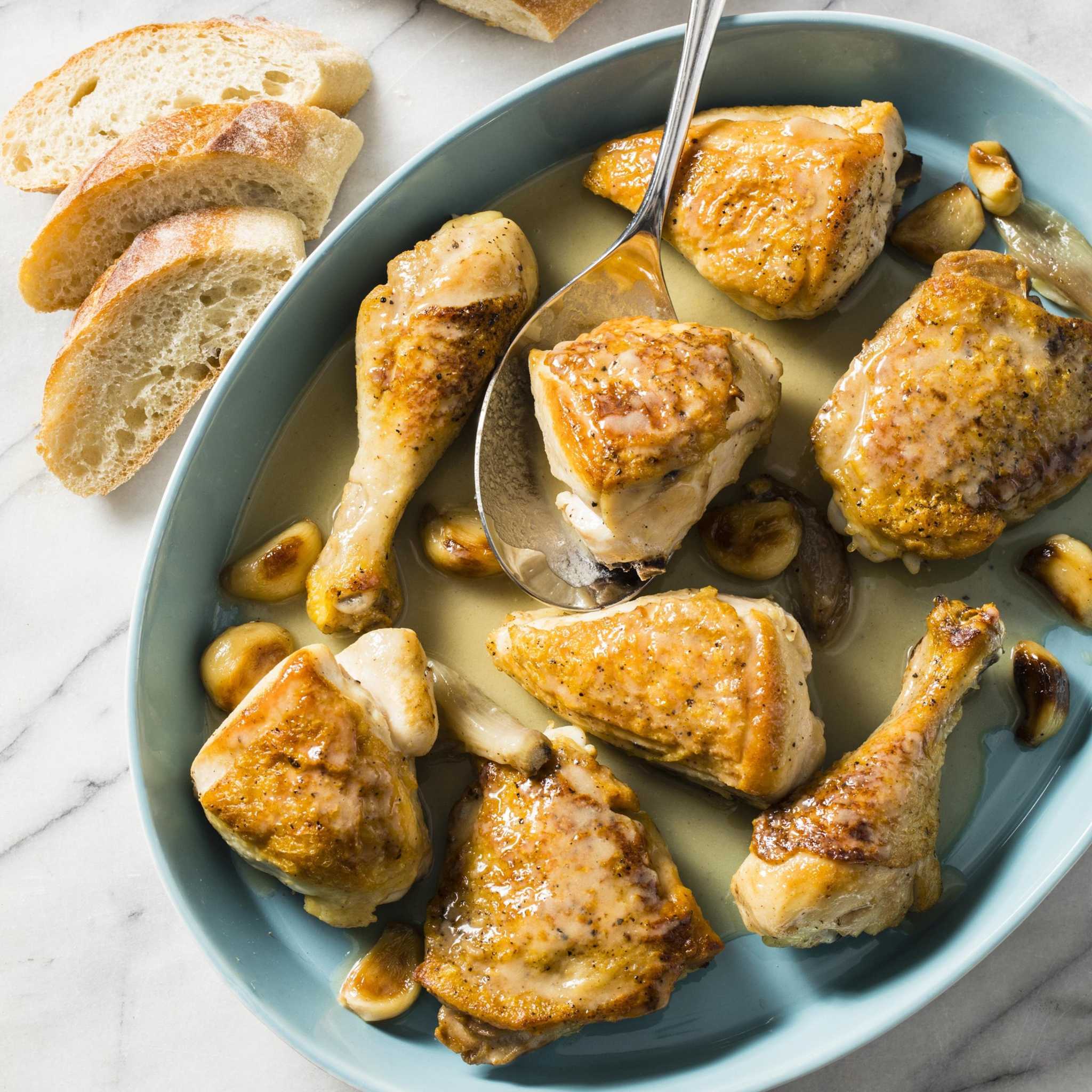 Recipe: Chicken with 40 Cloves of Garlic