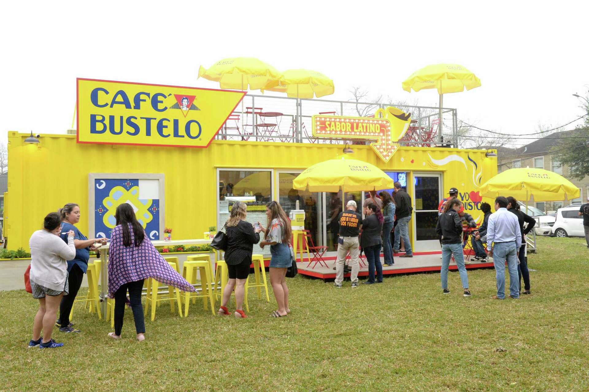 Latin coffee biz Café Bustelo pops up in Montrose shipping container
