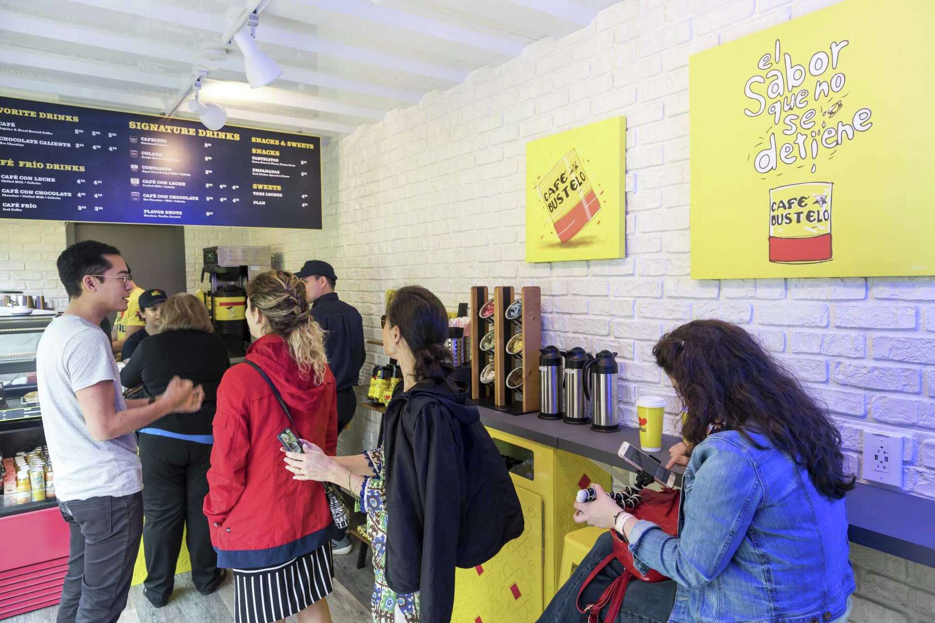 Latin coffee biz Café Bustelo pops up in Montrose shipping container