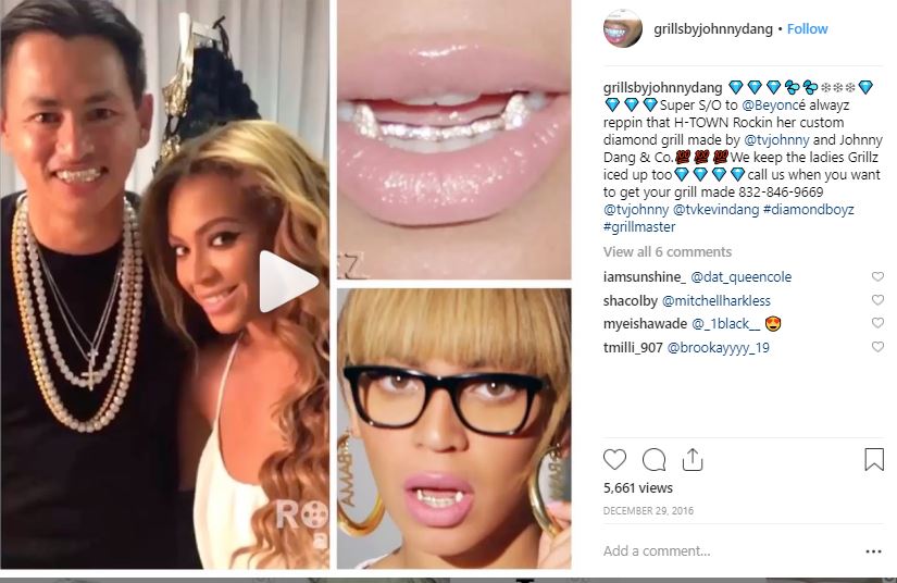 beyonce grill