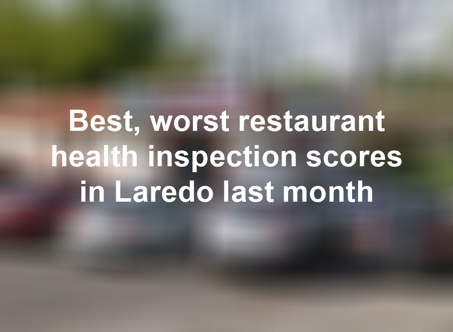 Laredo restaurant inspections March 2019