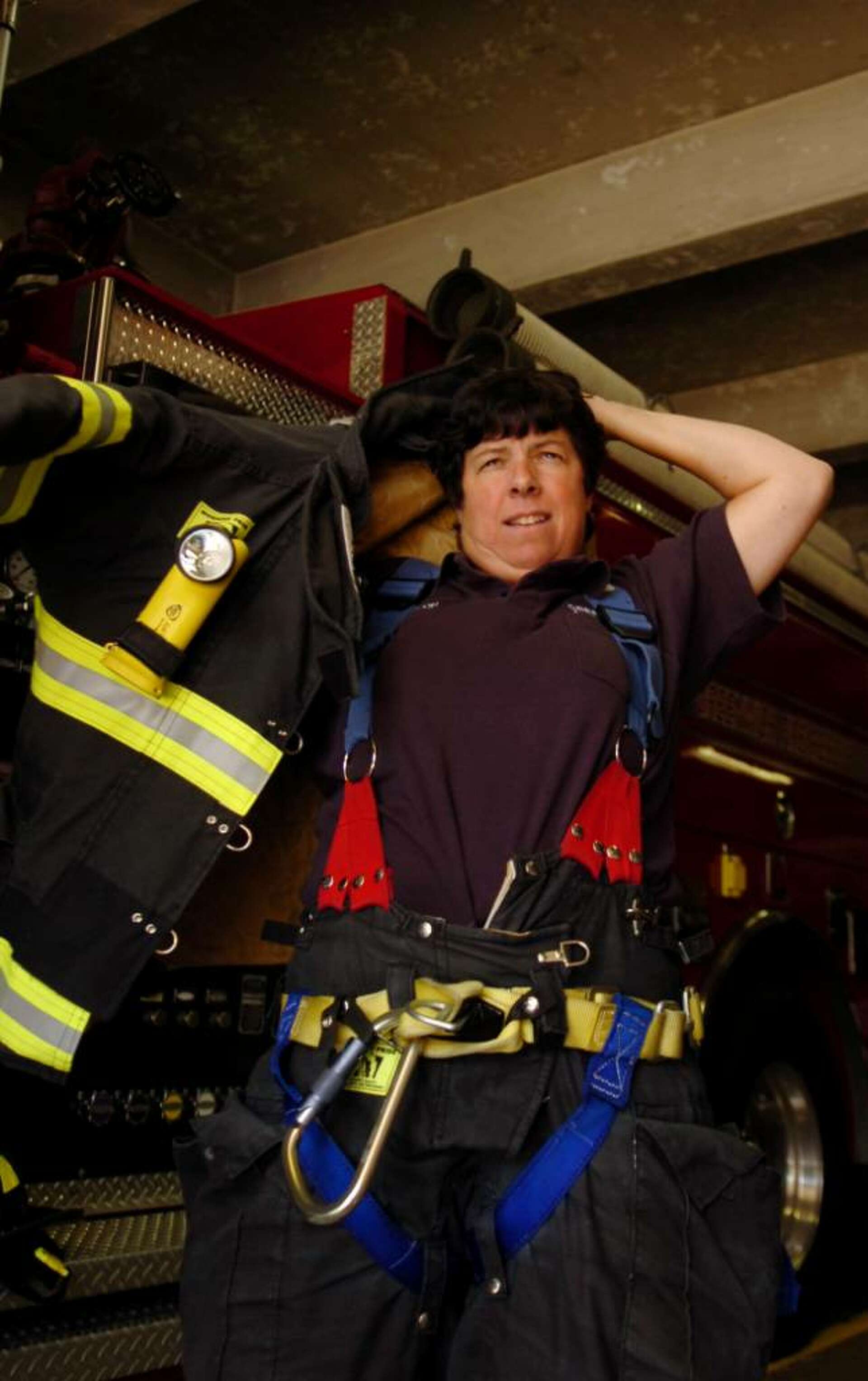 Blazing a trail: Town's sole female firefighter hopes for successors