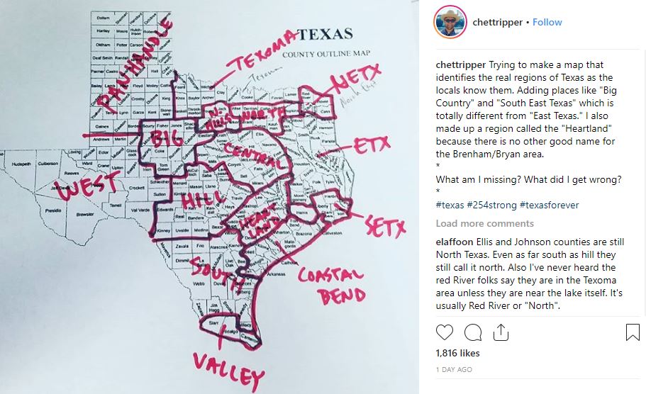 TV host lays down borders with map that identifies the ‘real regions of ...