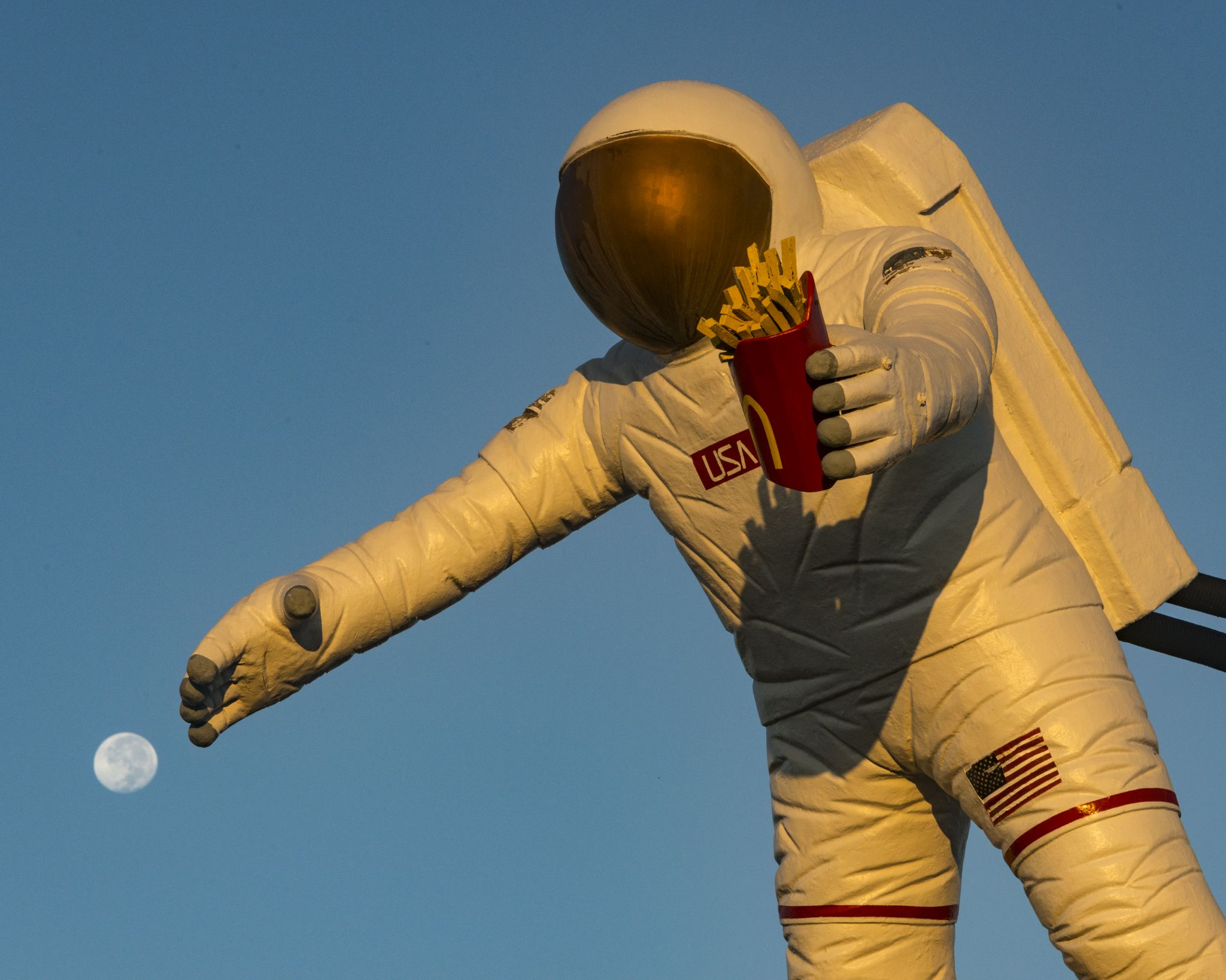 New book showcases Houston landmarks photographed with the moon