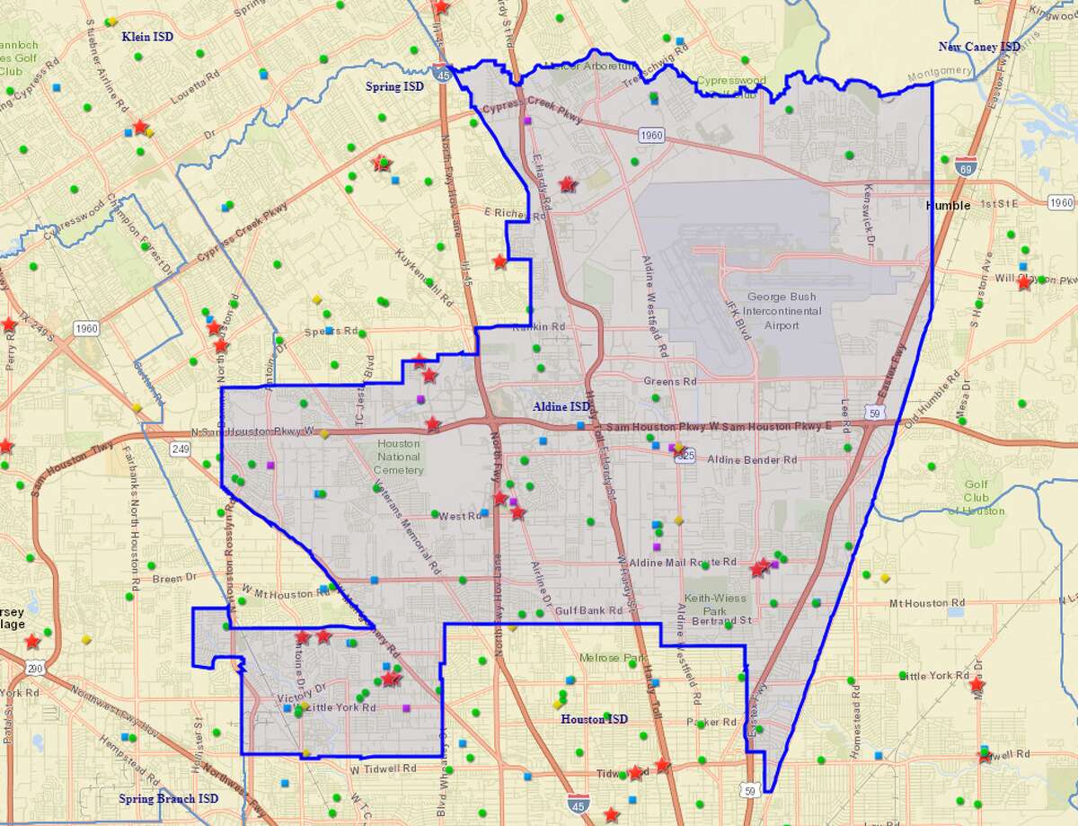 The Harris County school districts with the highest vaccine exemption rates
