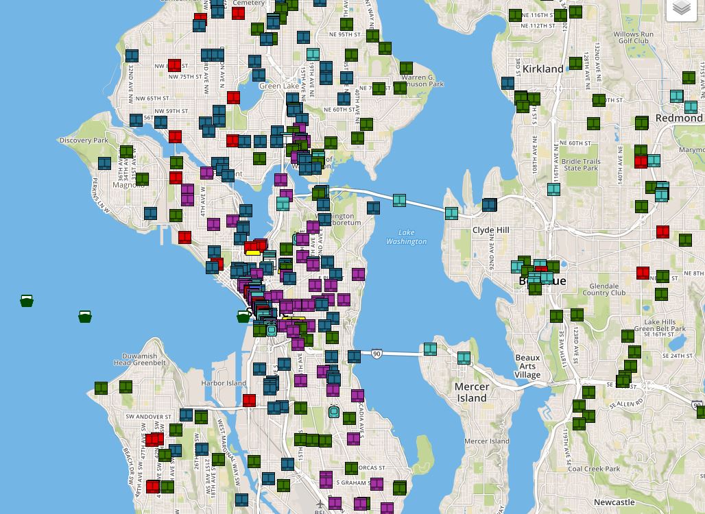You can now see all transit in Seattle on one map, at the same time