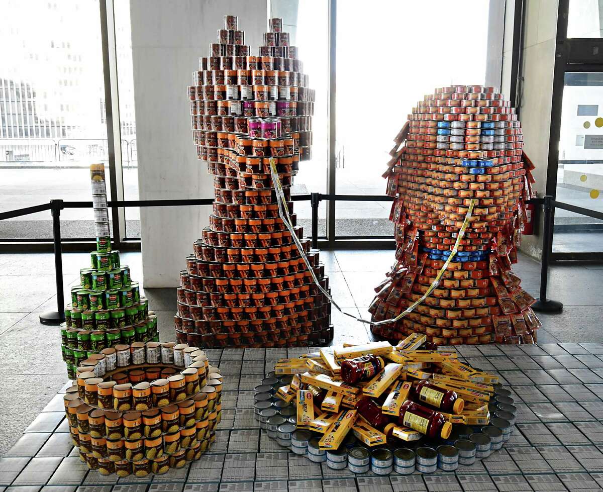 Photos: Disney-themed Canstruction exhibit opens at State Museum