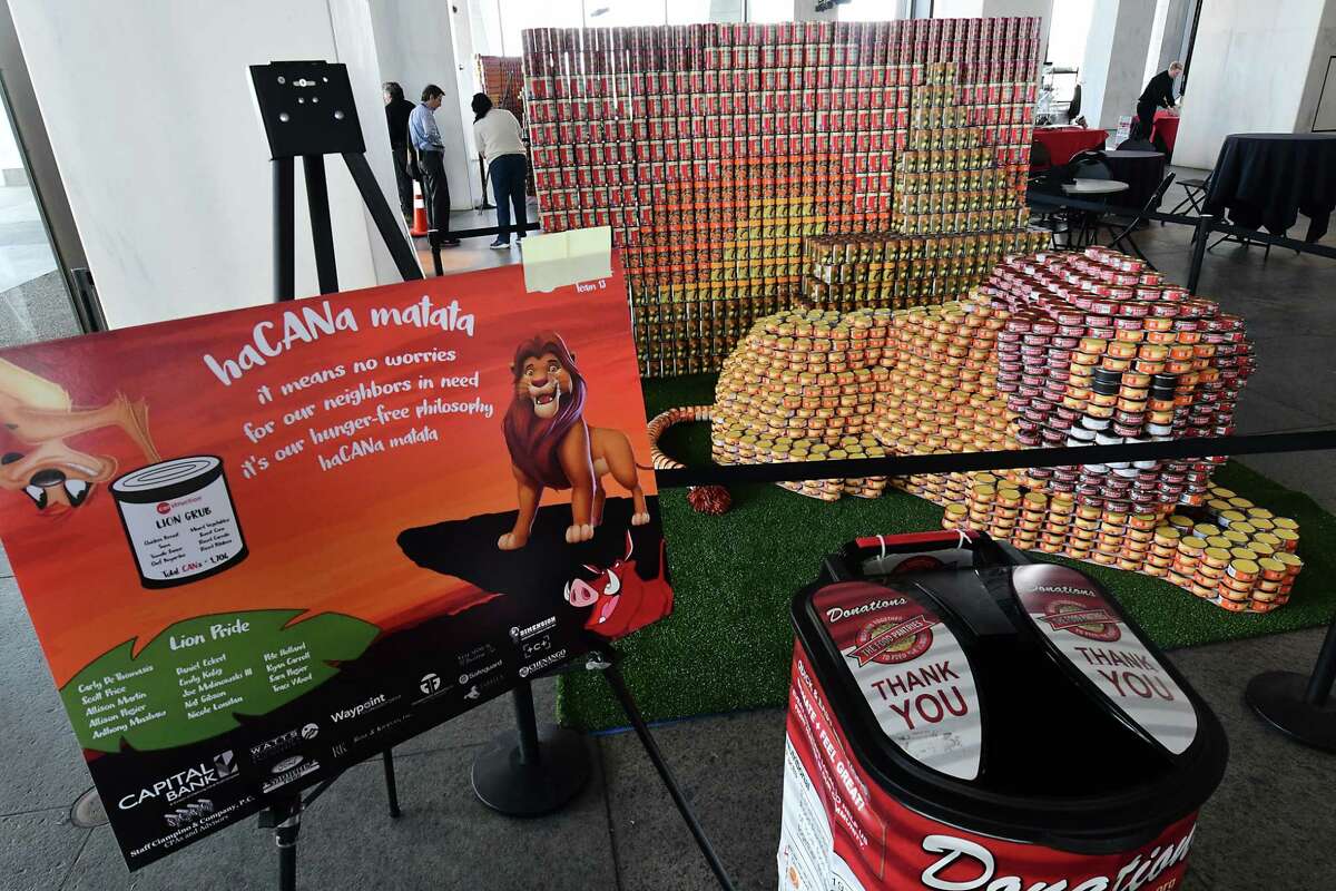 Photos: Disney-themed Canstruction exhibit opens at State Museum