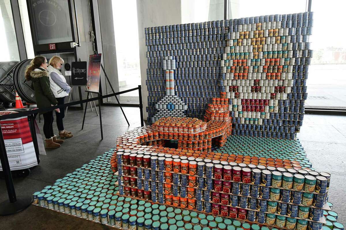 Photos: Disney-themed Canstruction exhibit opens at State Museum