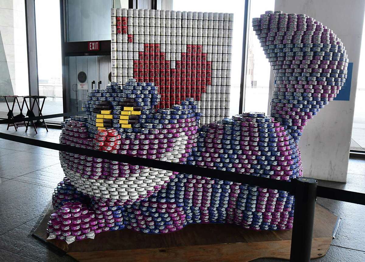Photos: Disney-themed Canstruction exhibit opens at State Museum