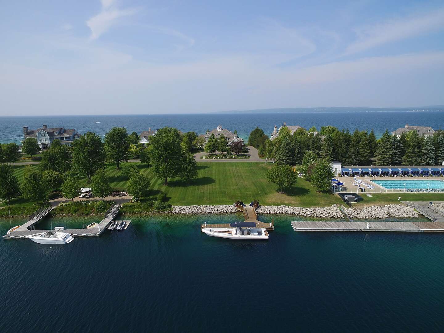 Bay Harbor, Michigan offers life on (fresh) water