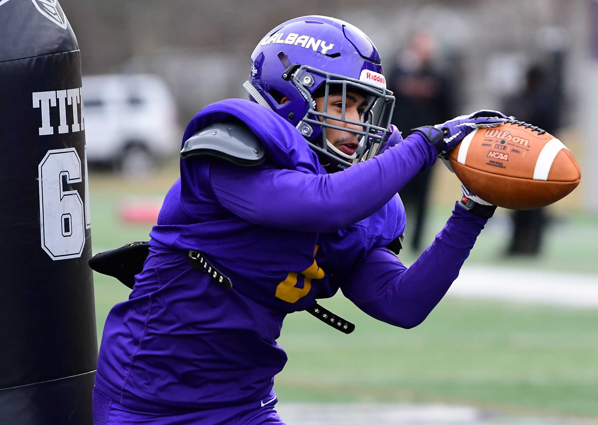 UAlbany football's Dev Holmes suspended for Lafayette game