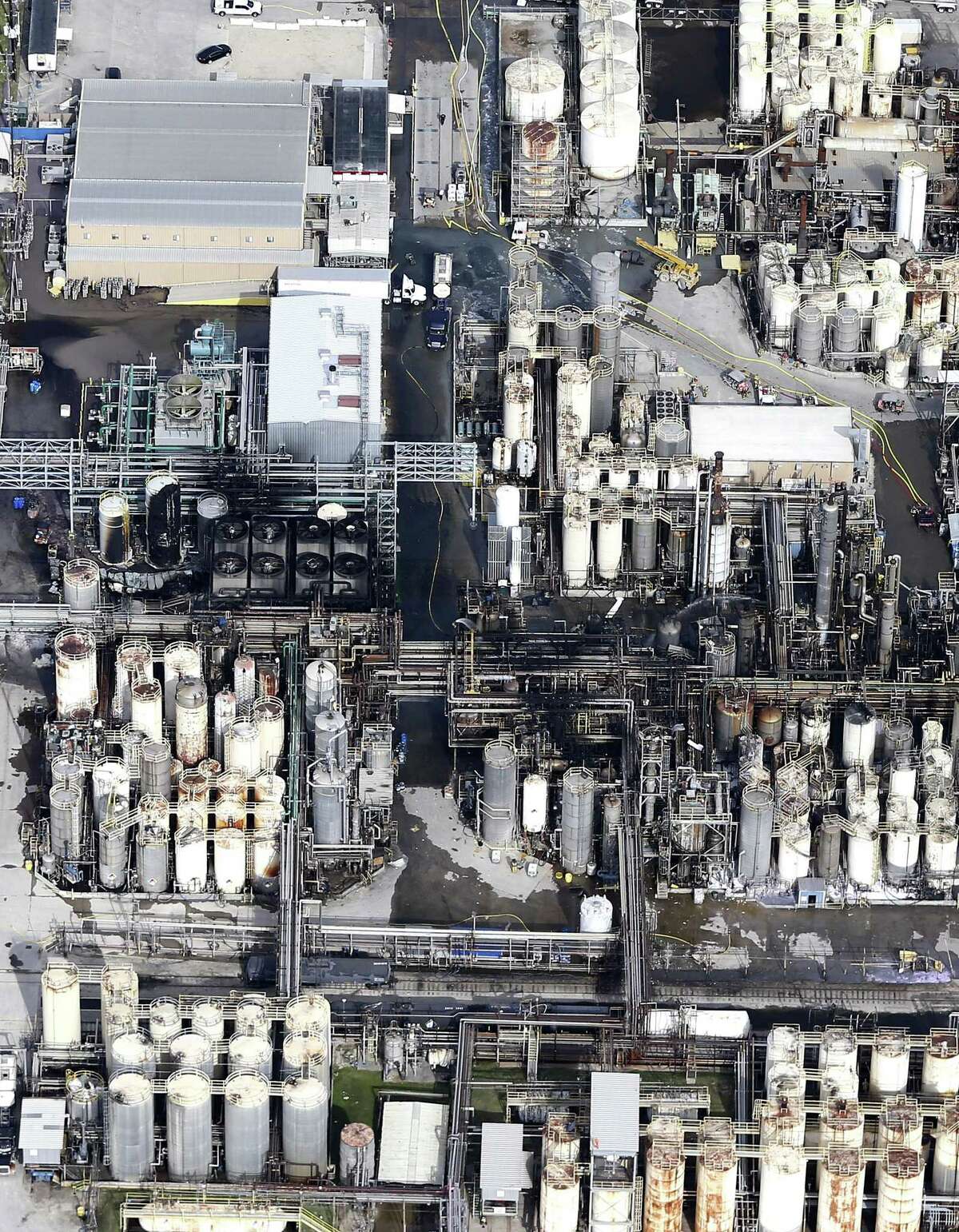 One dead, two injured in Crosby plant explosion and fire