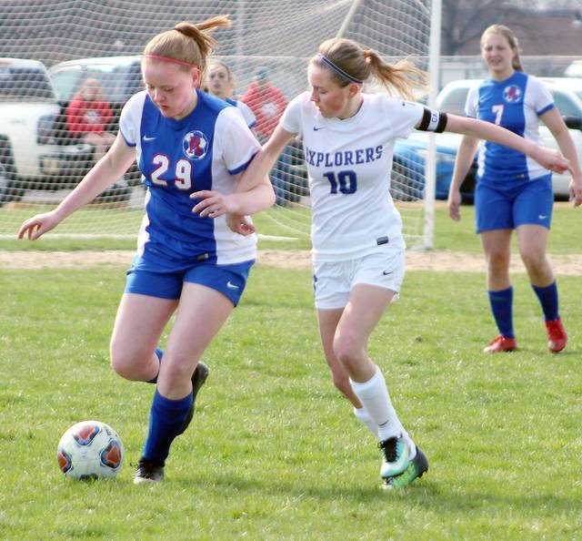 GIRLS PREP SOCCER: Explorers find answers, top Shells for first win