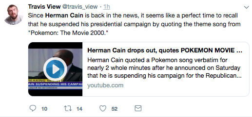 Herman Cain Pokemon Meme