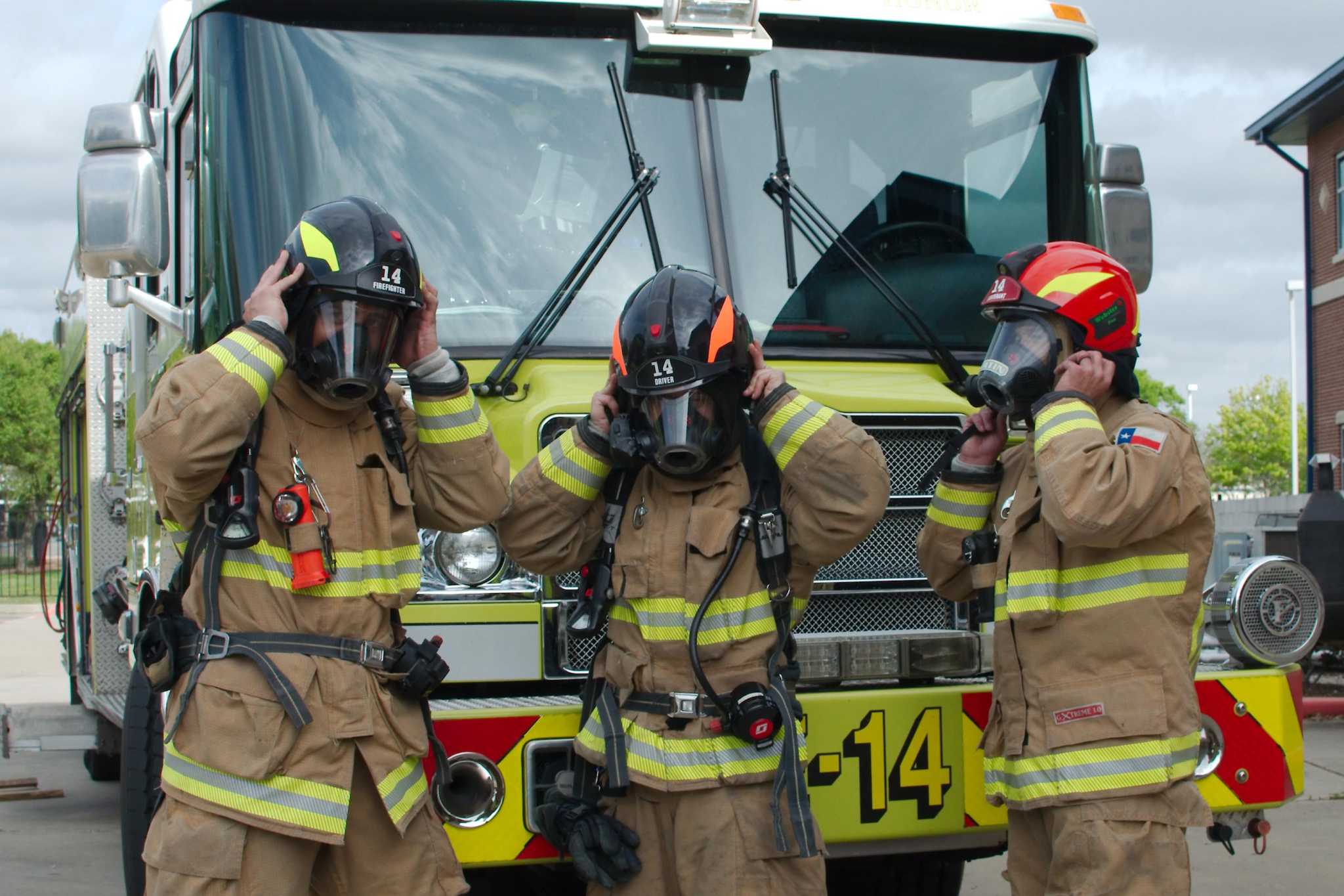 Webster firefighters turn heads with Jetsons-style helmets