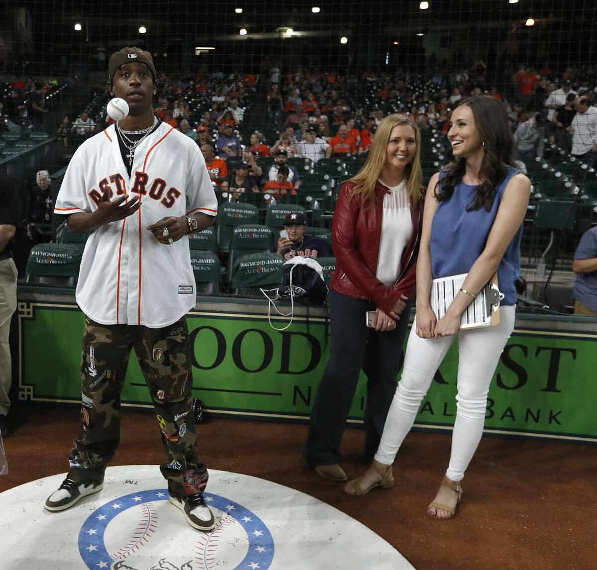 The most memorable first pitches of the Astros' 2019 season