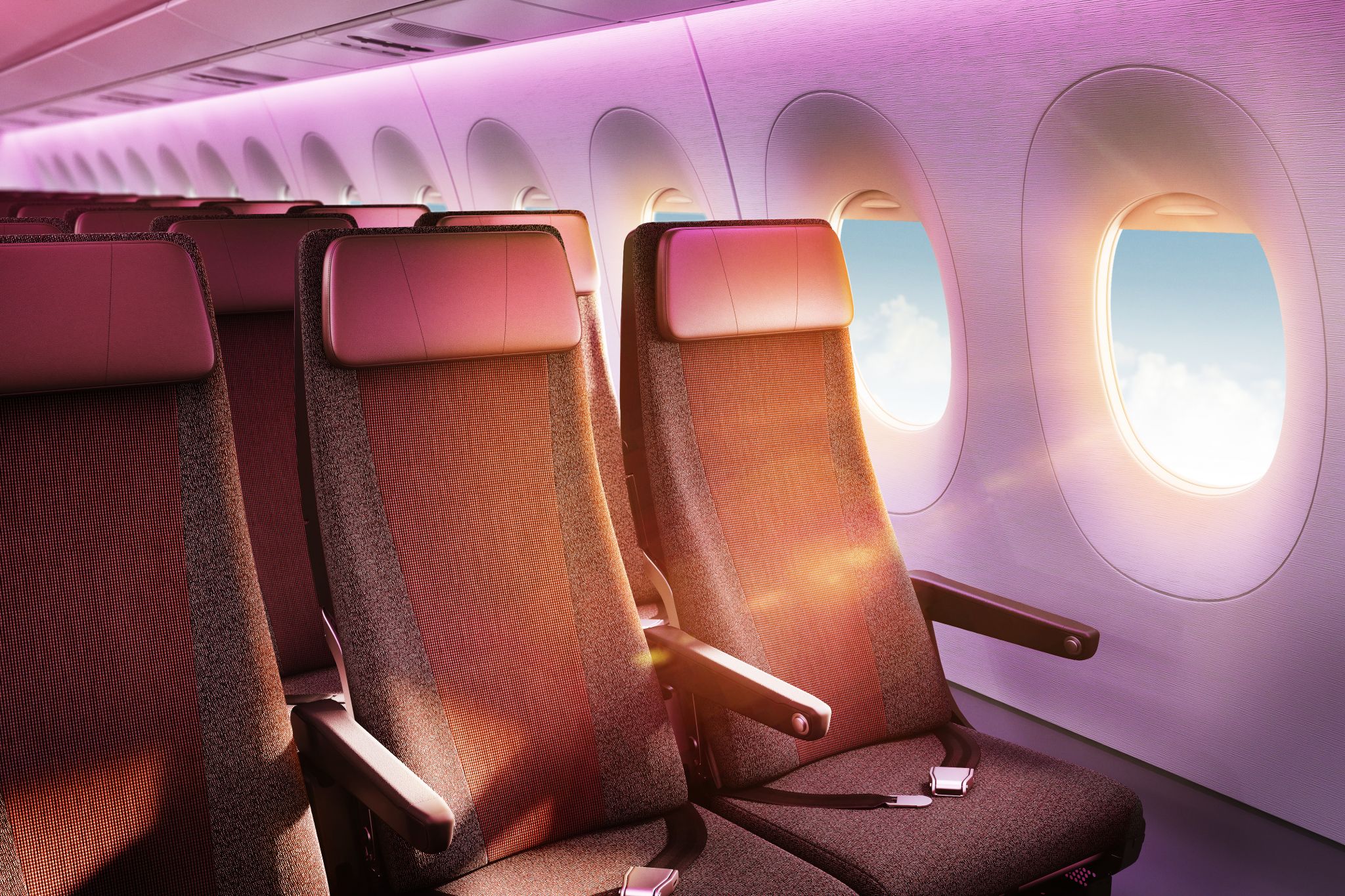 Virgin Atlantic Plane Interior