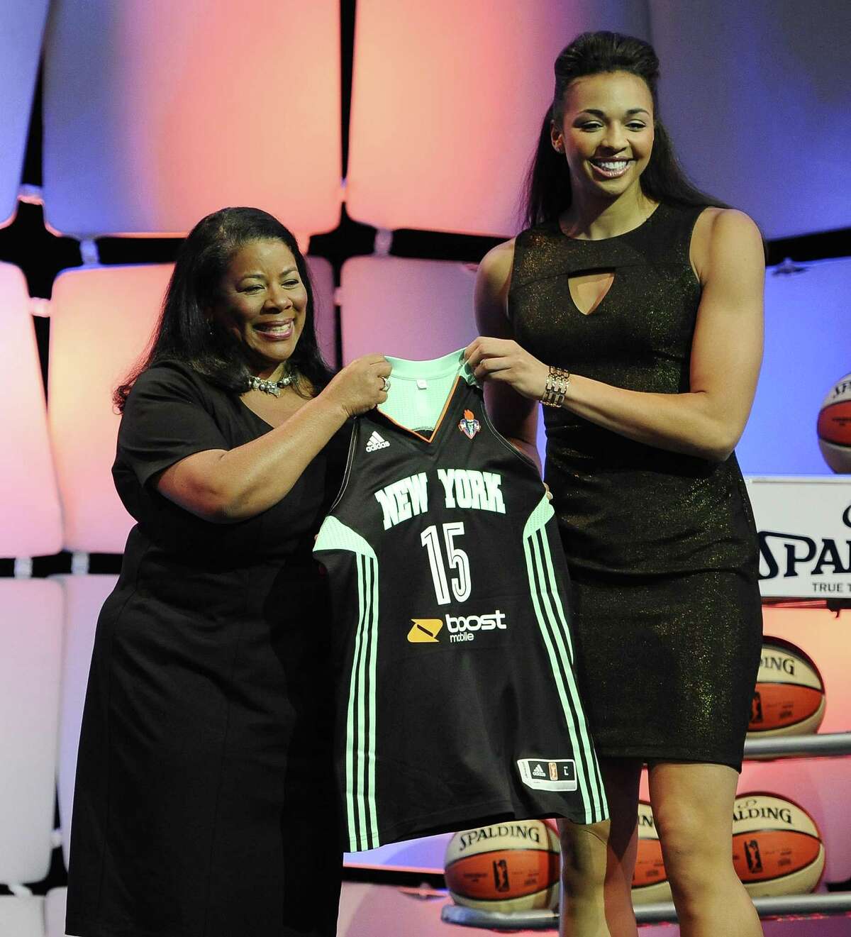 UConn women's basketball star Kiah Stokes back in CT with Las Vegas ...