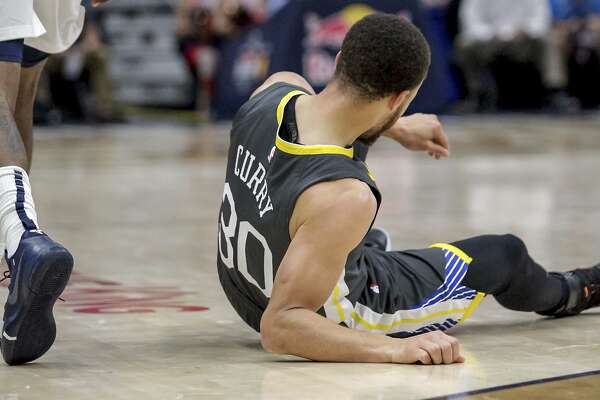 Stephen Curry injures foot in Warriors’ win; should be fine for Game 1 ...