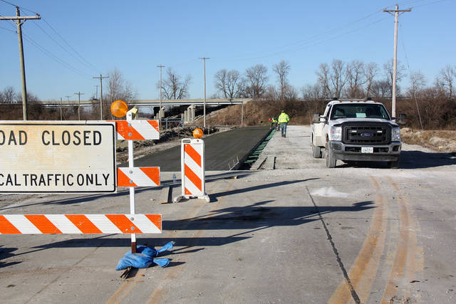 Portion of Old Troy Road nearly ready to open