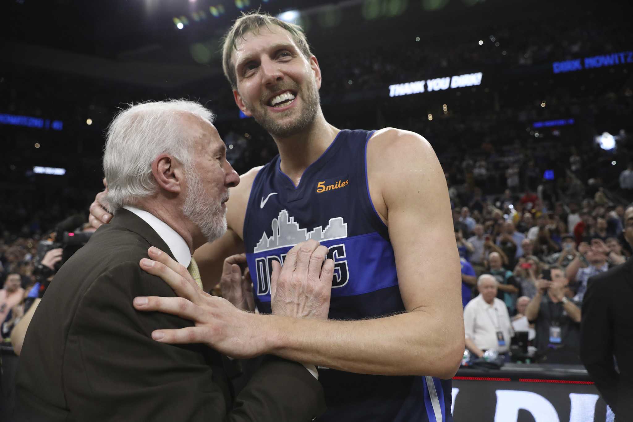 Dirk’s career over, Spurs season goes on