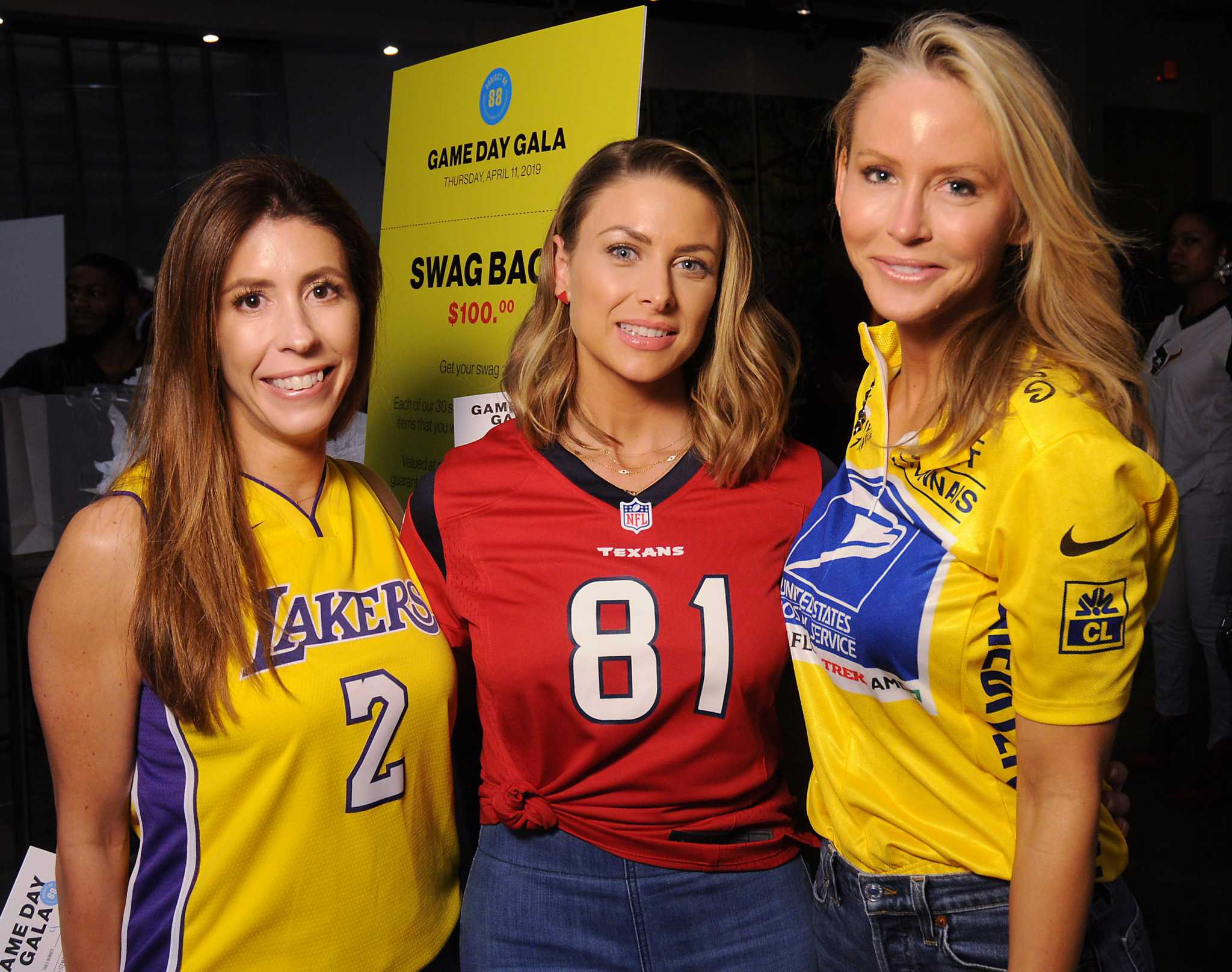 Past and present Texans royalty suit up for Project 88's Game Day Gala ...