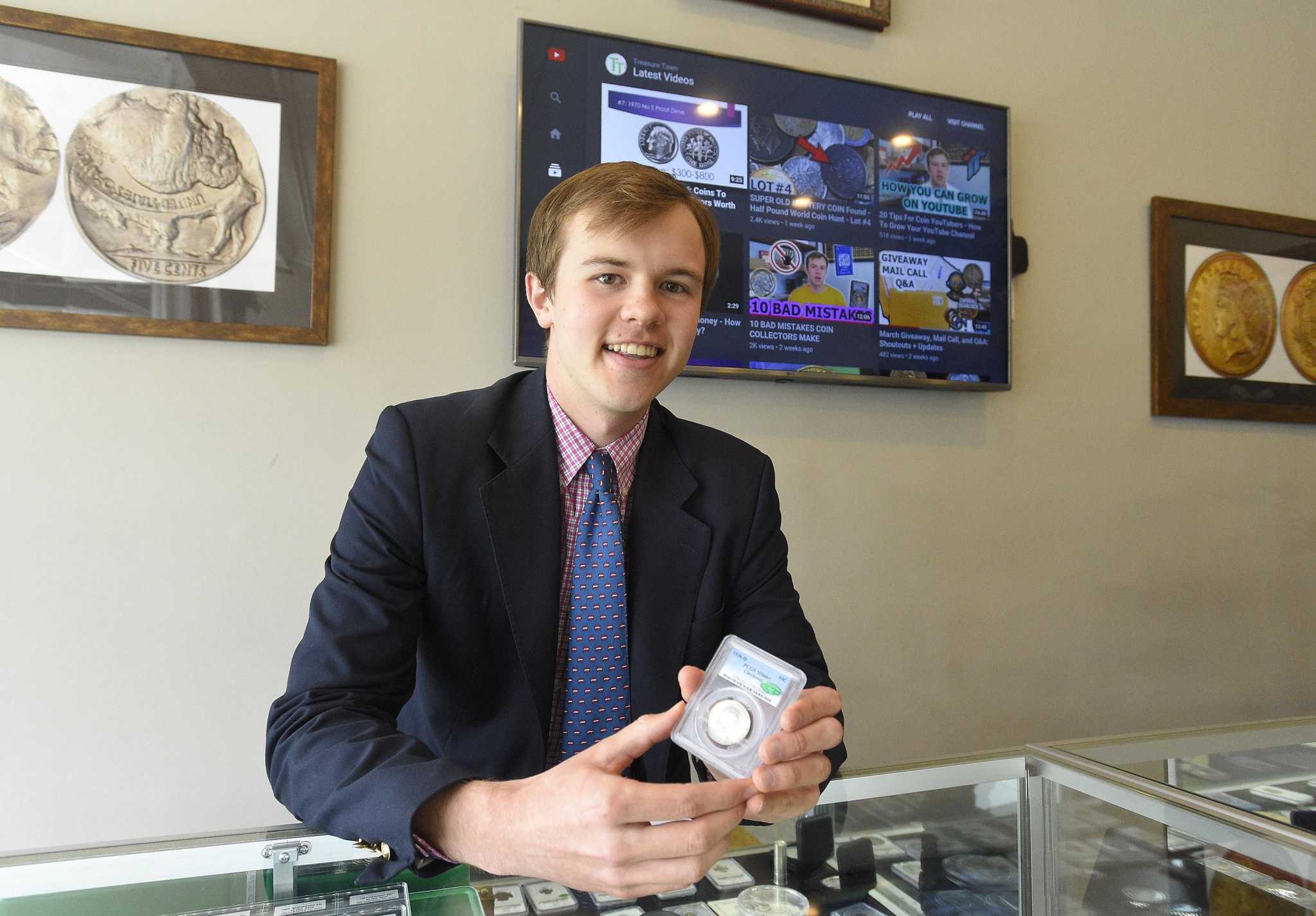 Young Greenwich coin collector puts new shine on old hobby
