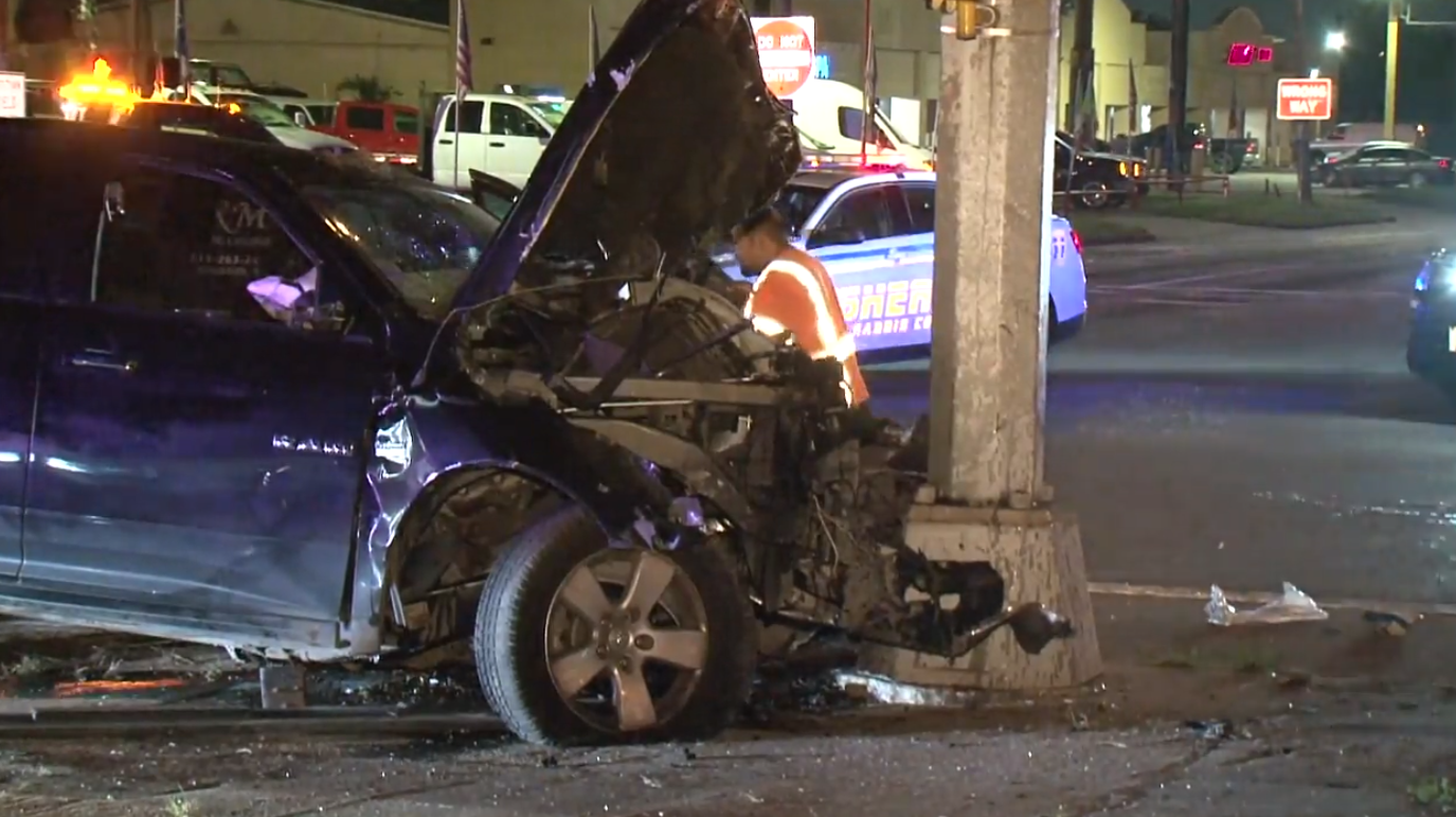 Victim of hit-and-run causes second hit-and-run crash in north Houston ...