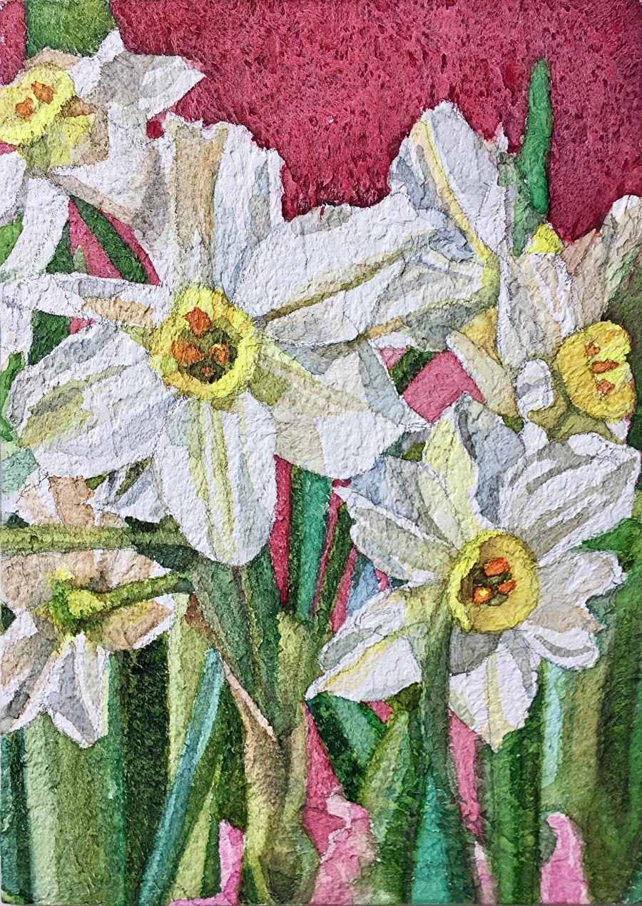 Artist finds inspiration in blooms around Byram