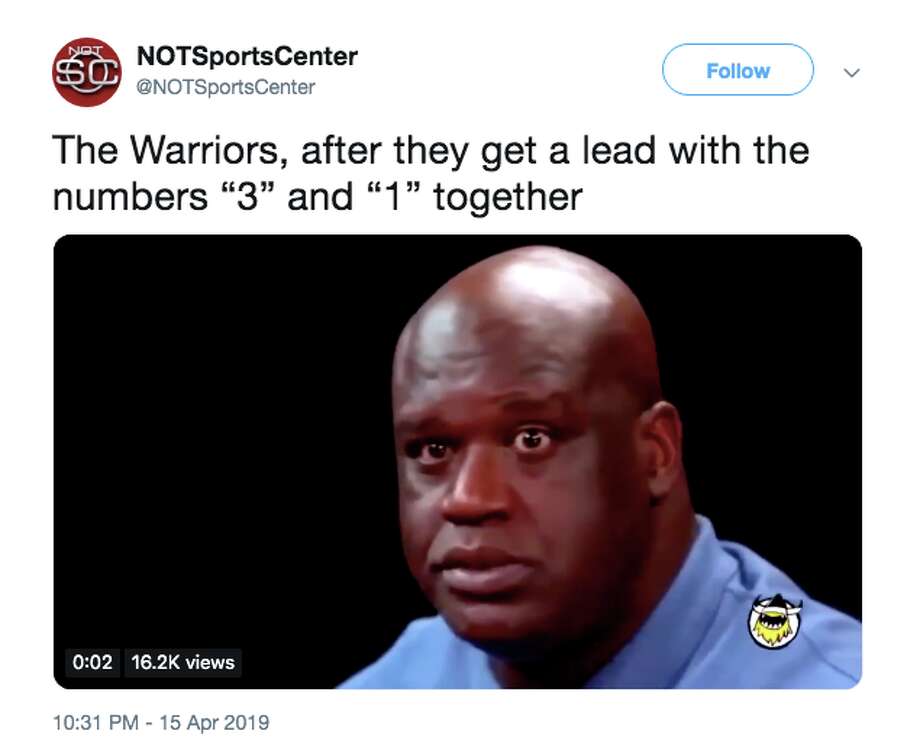 Dreaded '3-1' jokes return after Warriors blow 31-point lead to ...