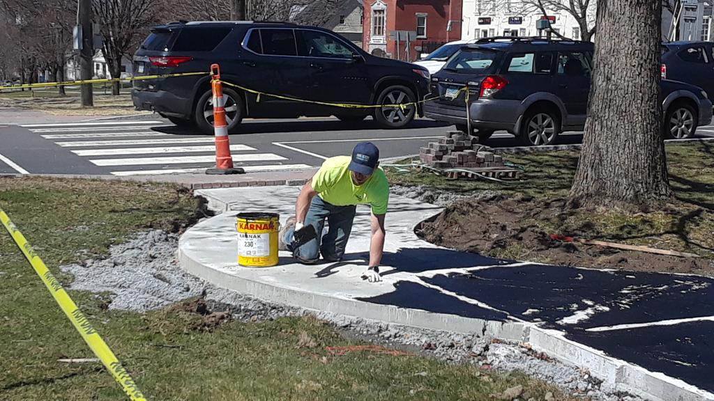 Litchfield sidewalk repair project nears completion as anniversaries ...