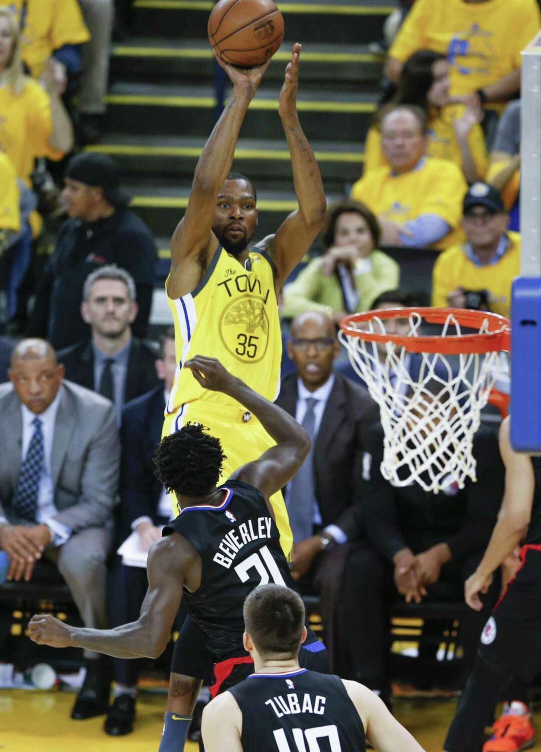 Shooting pains: Warriors’ Kevin Durant and Steve Kerr differ on the ...