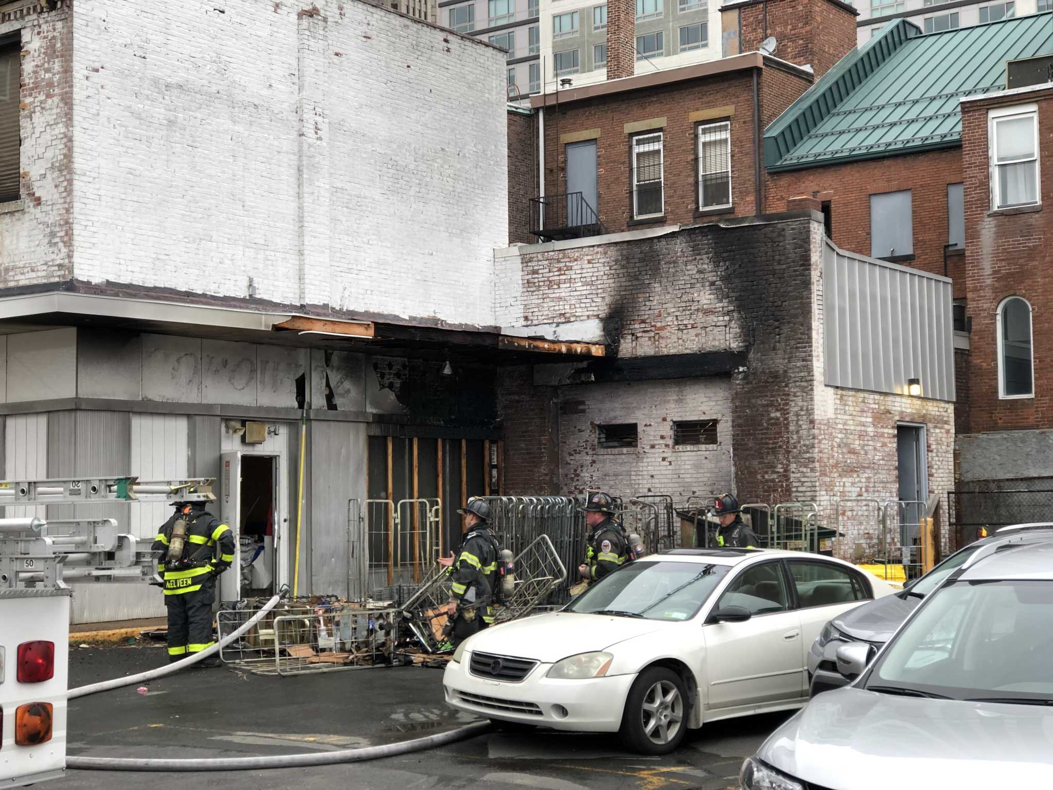 Dumpster fire results in heavy, widespread smoke in downtown New Haven