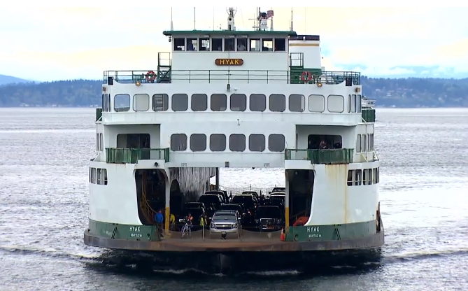 Washington State Ferries announces plan to reduce emissions, protect whales