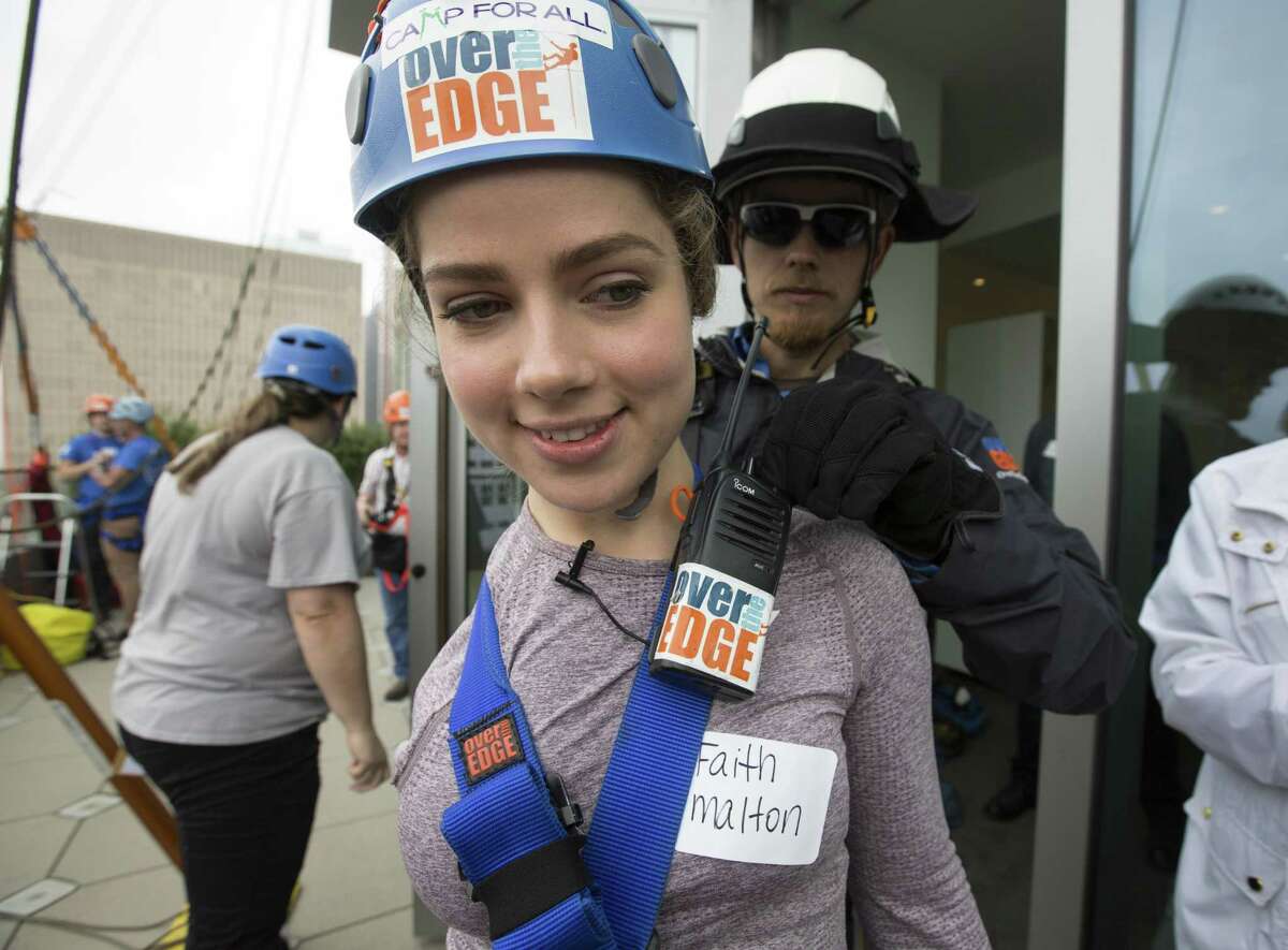 Fearless Faith: Rappelling down a skyscraper to benefit barrier-free camp