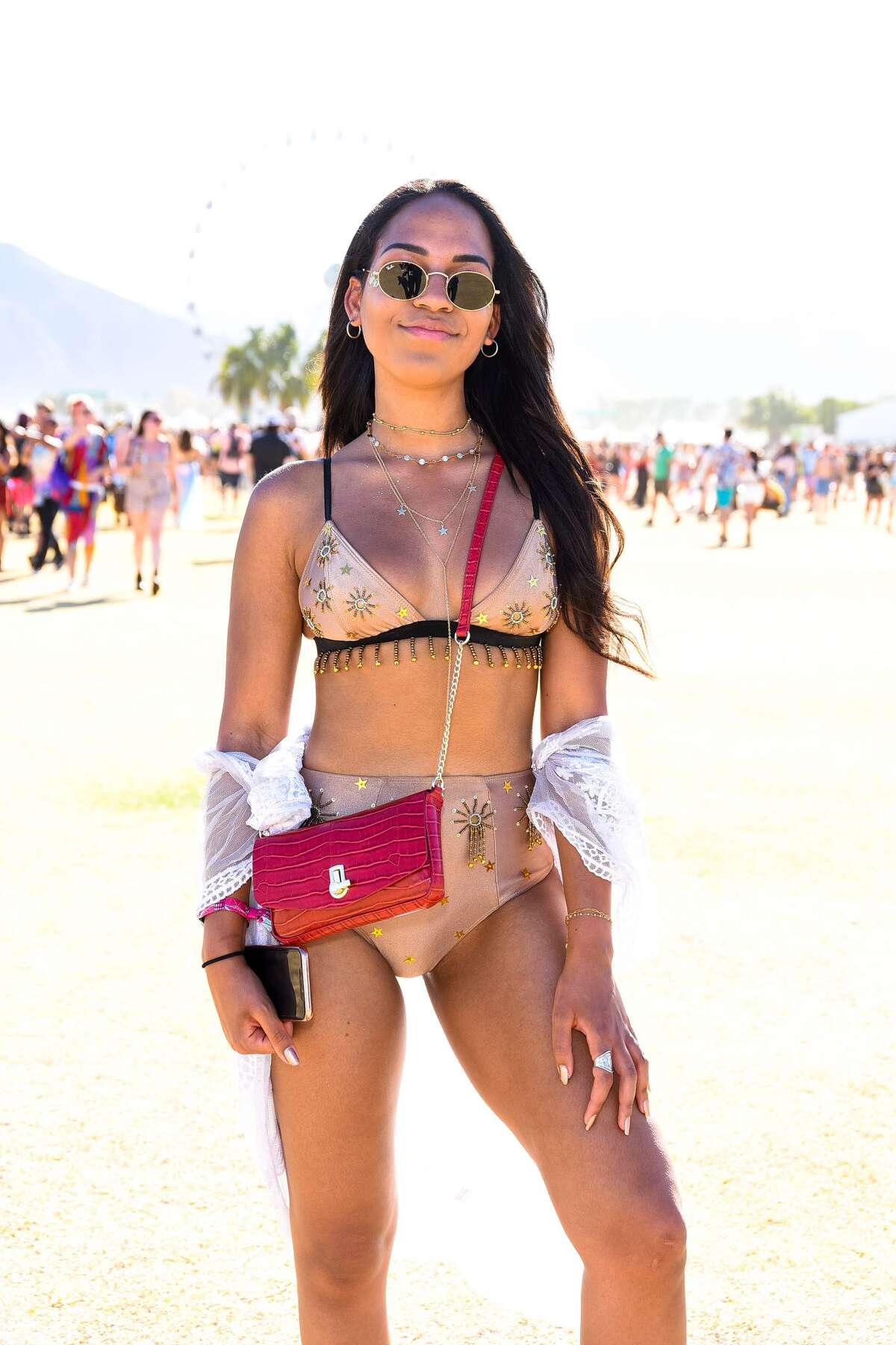 Colorful And Barely There Outfits Still Dominate At Coachella 2019