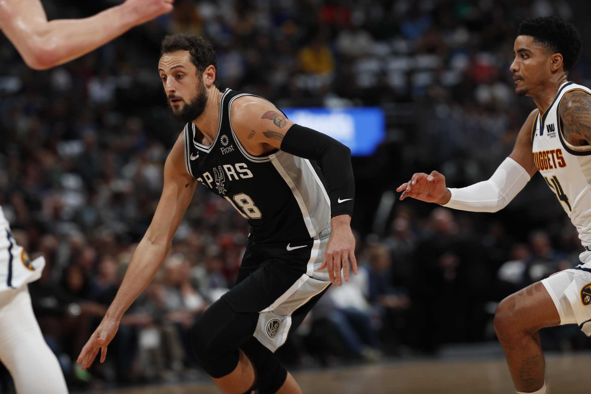 Nuggets hounding Spurs’ ‘international’ sharpshooters