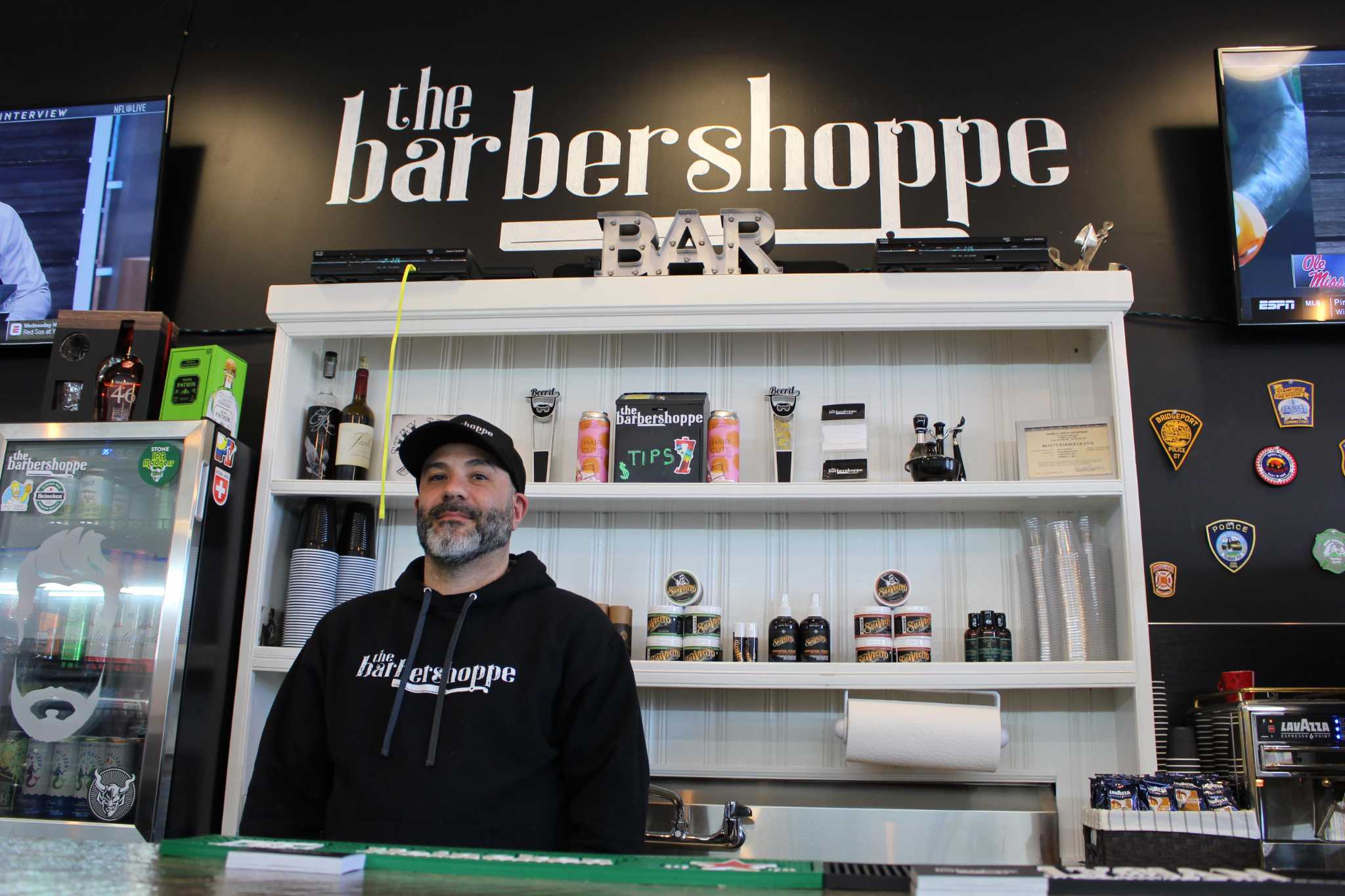Beer and a hot towel shave: Trumbull barber offers it all