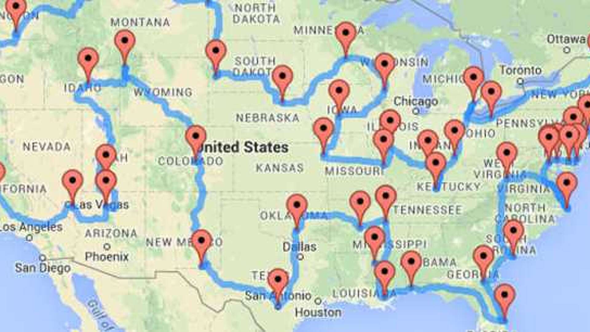 You'll be able to see all 47 national parks along this intense road trip