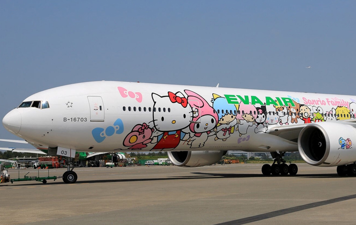 An unusual Hello Kitty jet to pounce on SFO