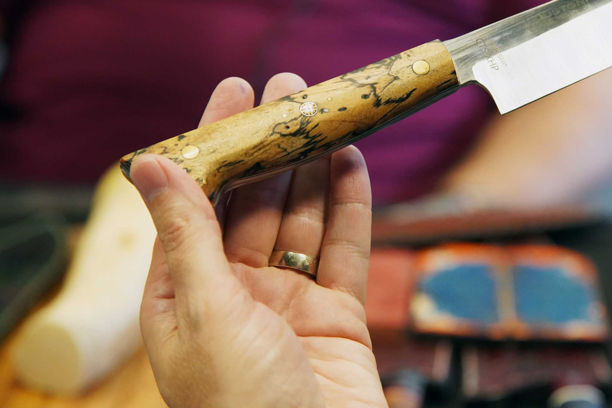 Listen: How a Houston pathologist became a precision knife craftsman