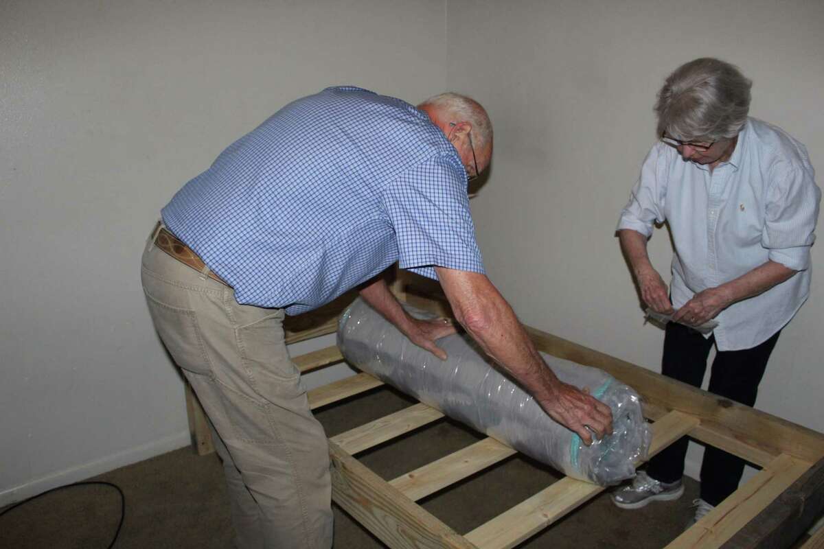 Youth without a bed since Harvey gets a new one thanks to volunteer ...