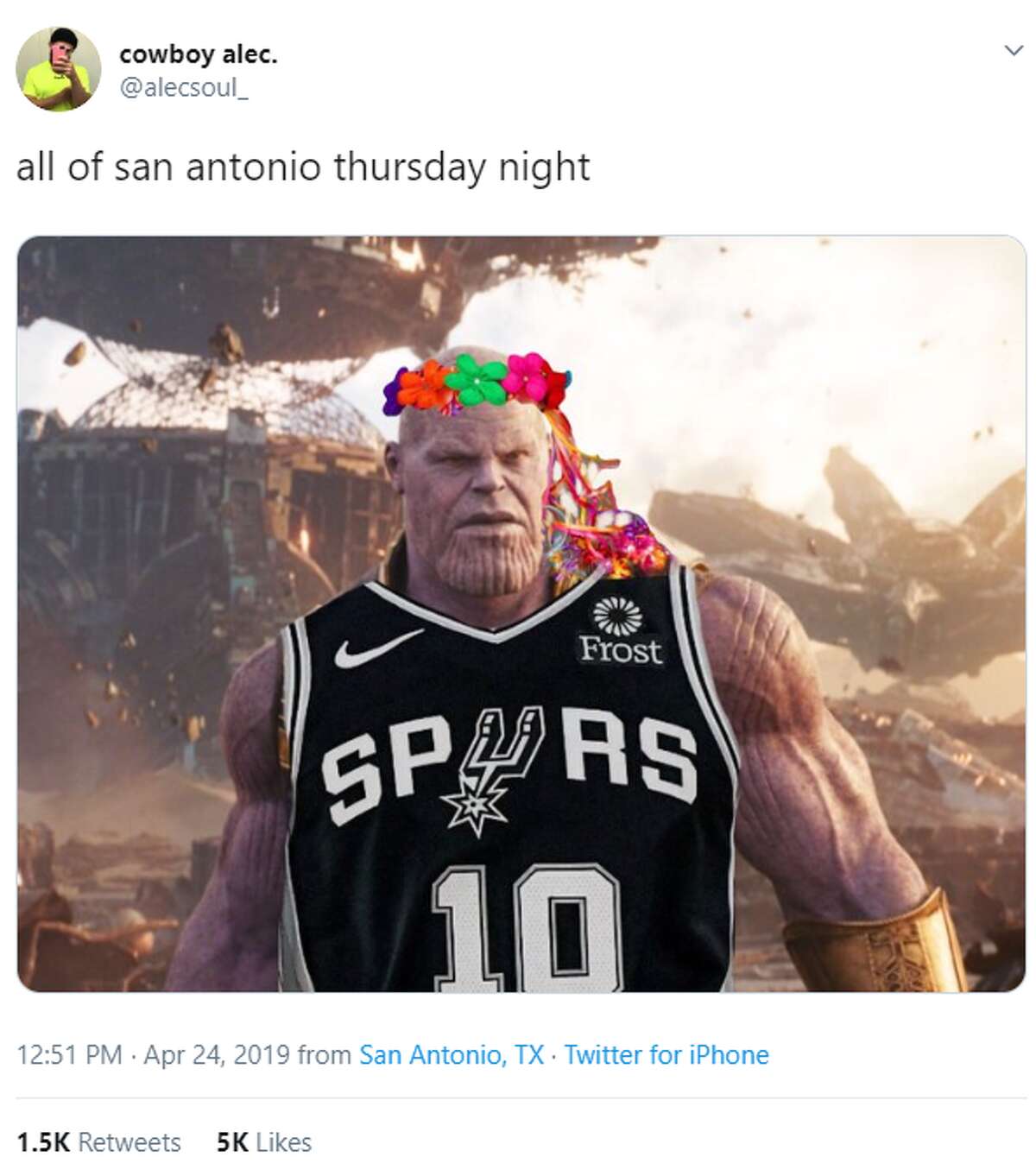 Spurs Fans Be Like Meme