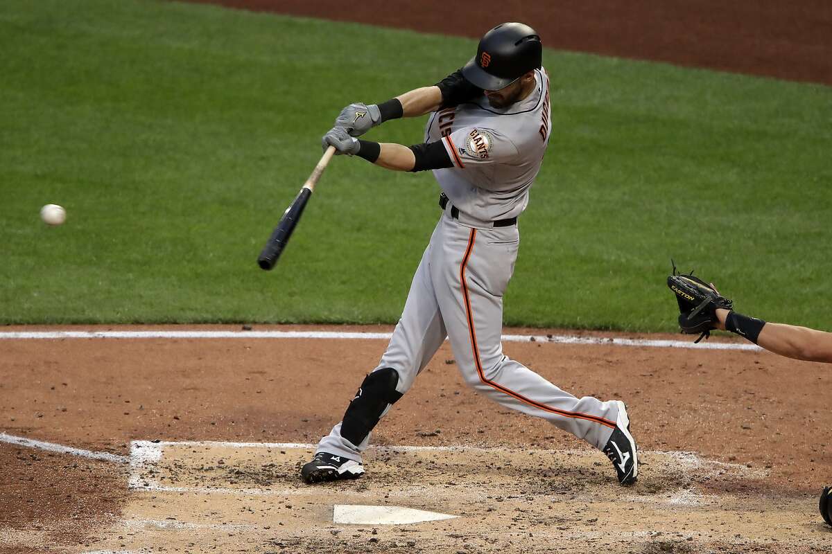 Giants finally score 1st-inning run, Steven Duggar moved down in lineup