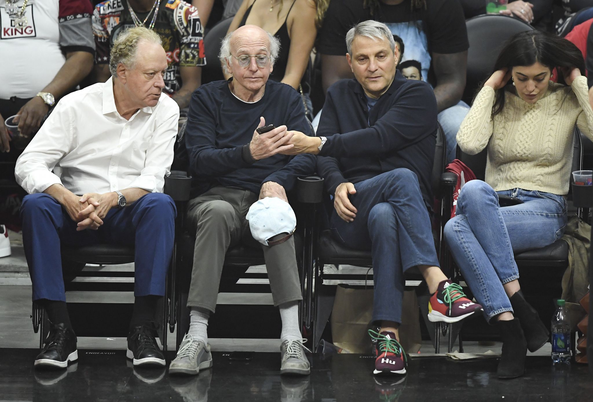 Fans thought Larry David was having a bad time at Warriors-Clippers Game 6