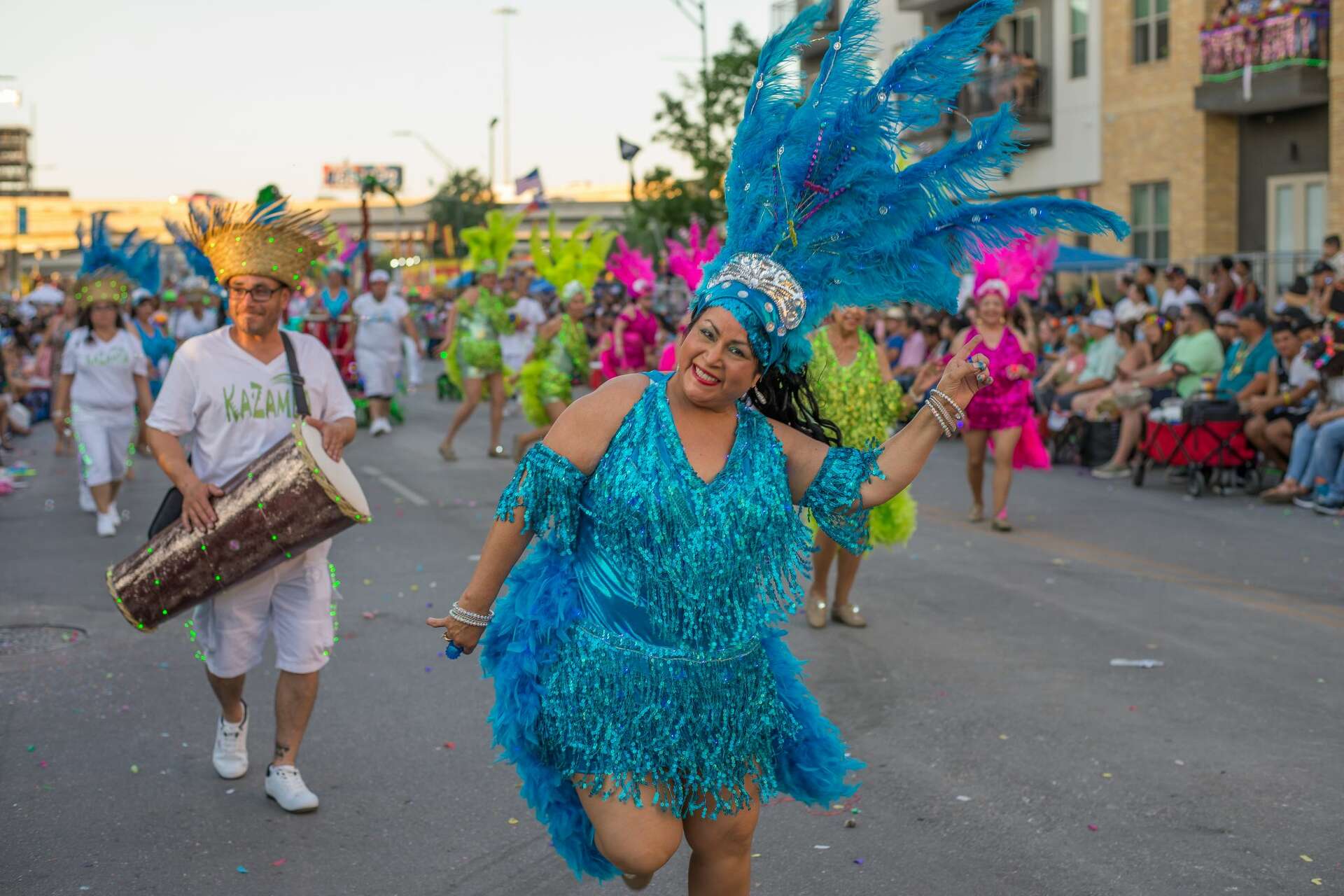 Battle of Flowers, Fiesta Flambeau parades things to know