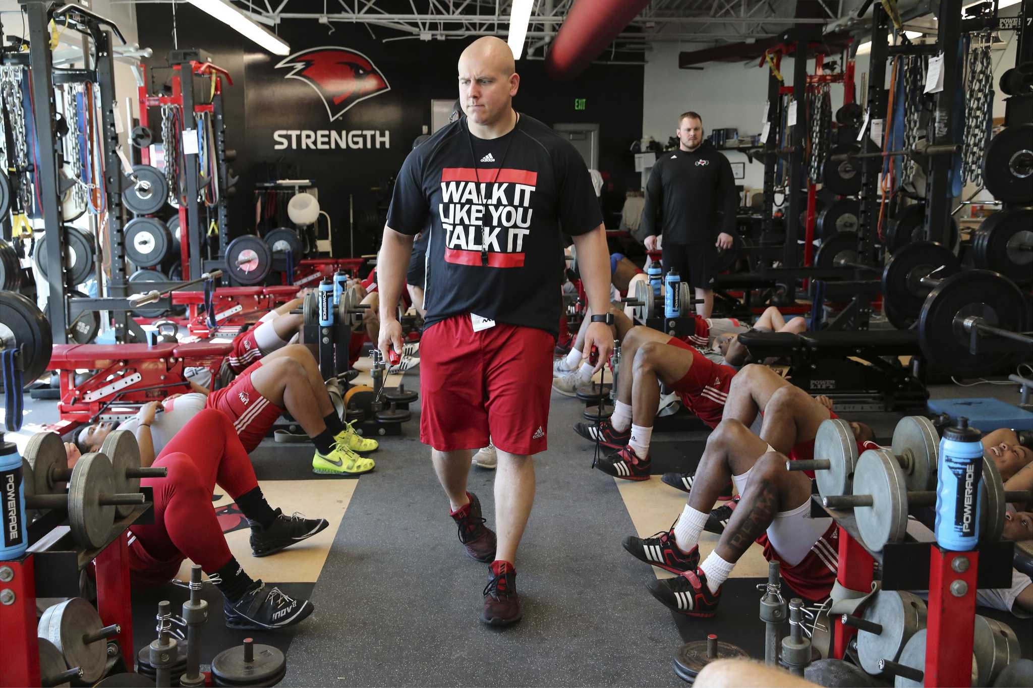 UIW Cardinals putting greater emphasis on strength training, with fun twist