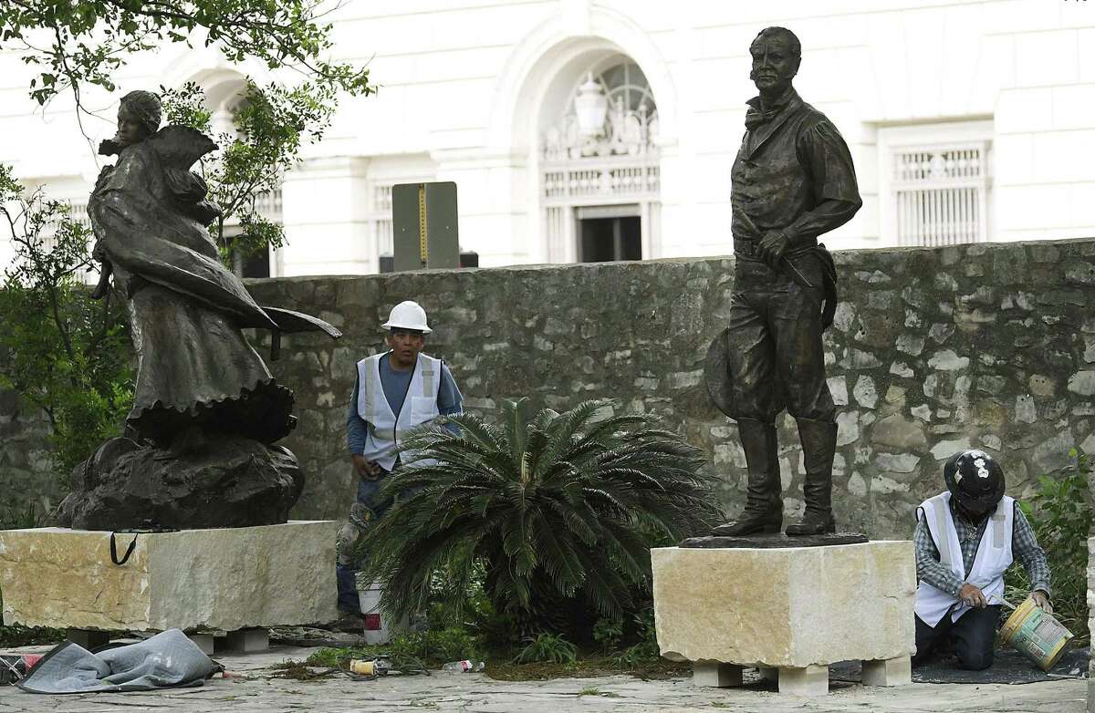 Alamo statues part of new sculpture trail in downtown San Antonio