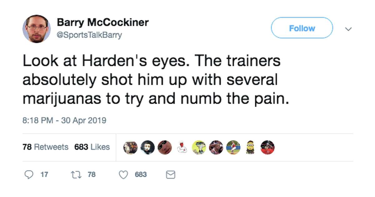James Harden's extremely bloodshot eyes terrify the internet, spawn memes